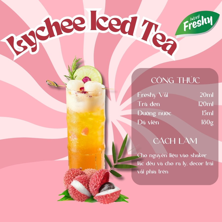 Freshy Lychee Syrup 710ml - Siro Vải - Horecavn